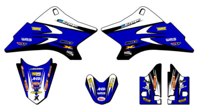 2006-2022 TTR 50 VELOCITY Blue Senge Graphics Kit Compatible with ...