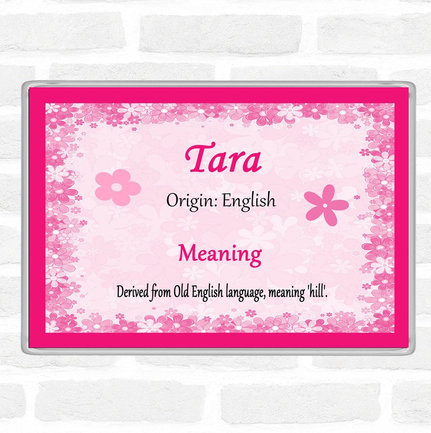 Tara Name Meaning Jumbo Fridge Magnet Pink | eBay UK