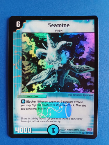 DUEL MASTERS TCG SEAMINE FISH RARE #39/110 HOLO | eBay