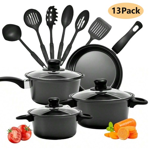 13pcs Cookware Set Pan Pot Non Stick Saucepans Frying Pan Cookware Set ...