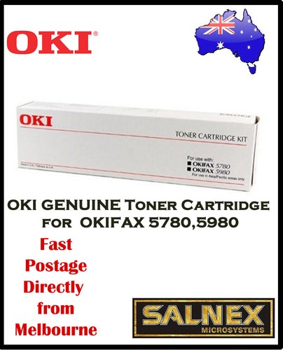 OKI Genuine OF5780 OF5980 Toner Cartridge for OKI OKIFAX 5780,5980 ...