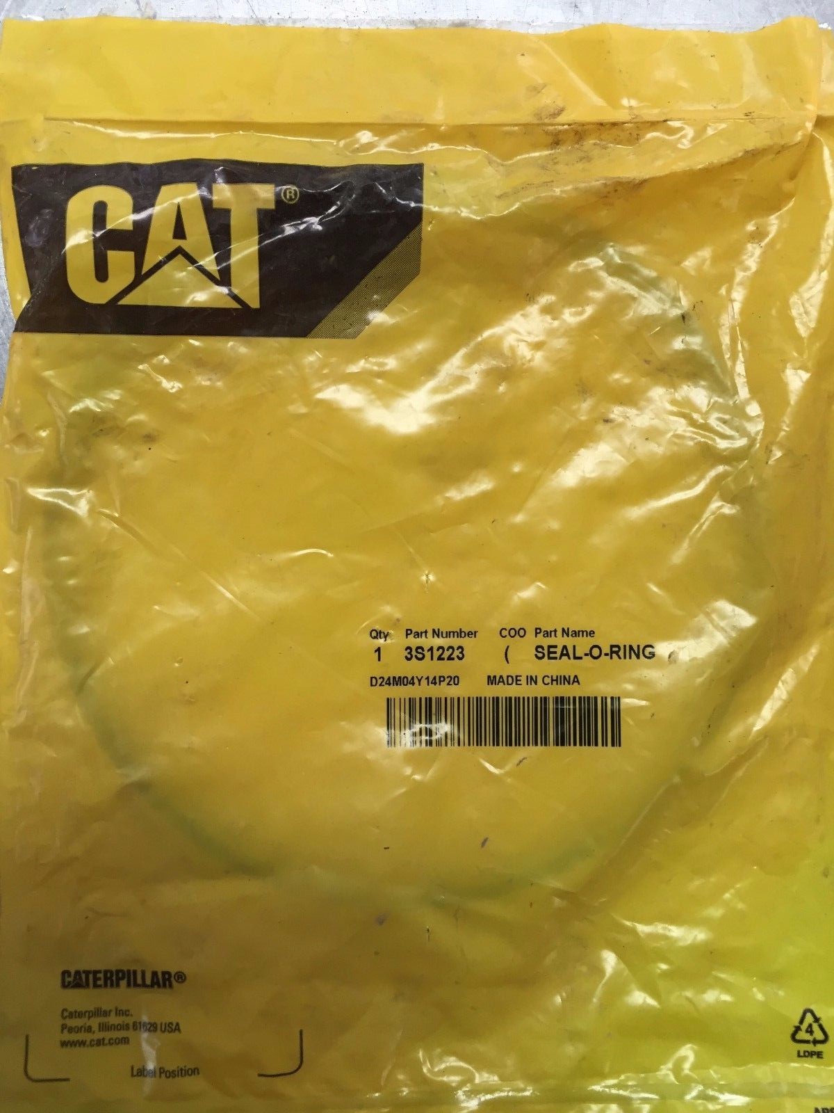 3S1223 GENUINE CAT SEAL (5.725" Inside Diameter) Caterpillar 3S-1223 | eBay