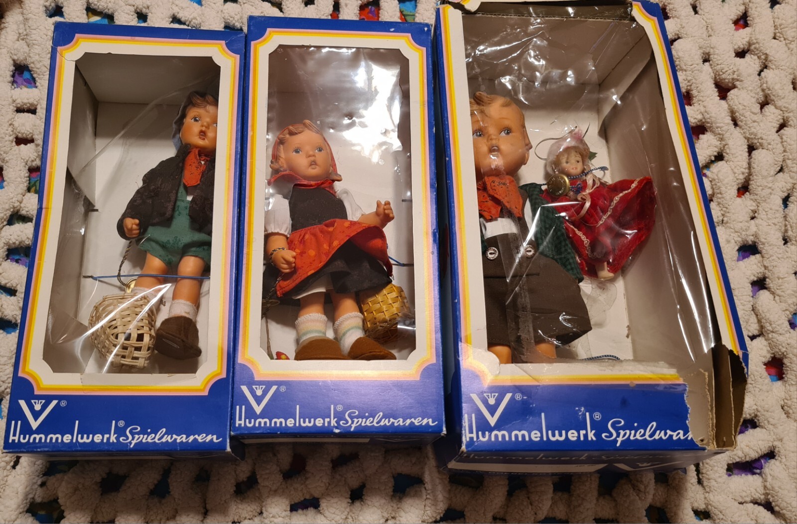 Hummelwerk Spielwaren W. Goebel Doll Set Mint In Box Doll (3) vinyl ...