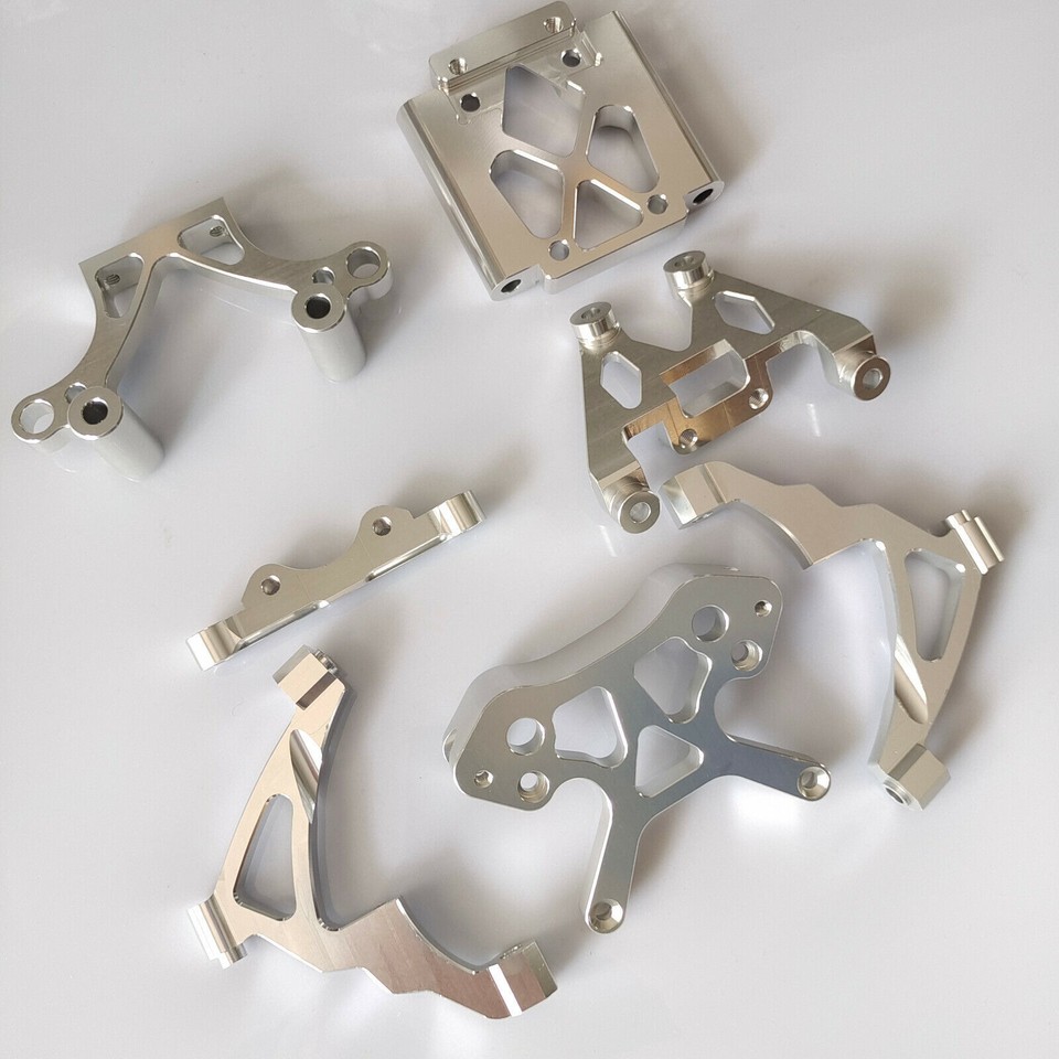 Alloy Bulkhead Suspension Arm Chassis Wheel Hub Carrier for Rovan HPI ...