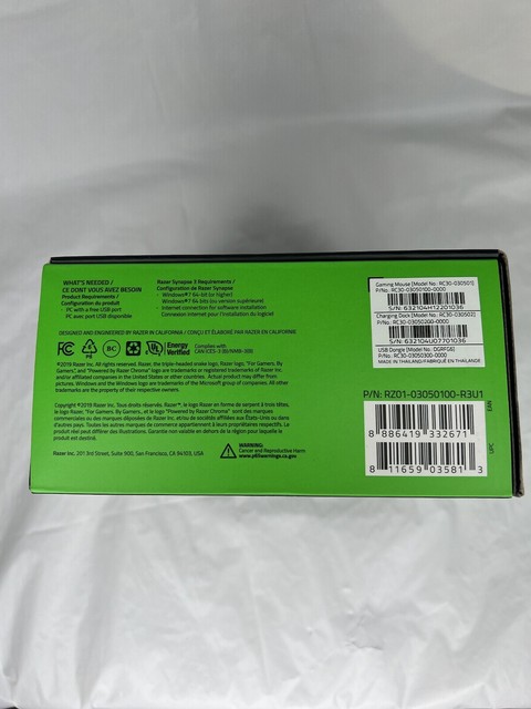 Razer Viper Ultimate RC30-030501 Gaming Mouse w/Charging Dock and ...