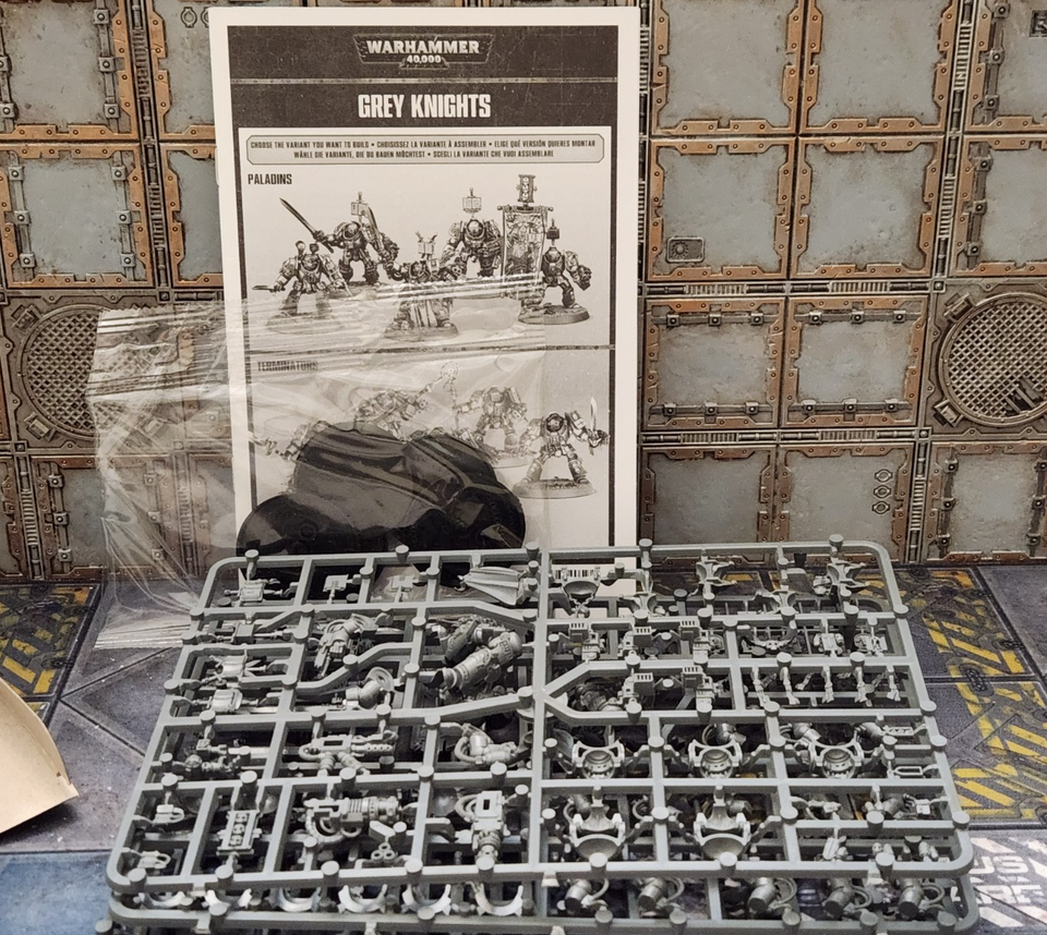 Warhammer 40k, Grey Knights Paladin Squad (Terminators), Plastic Open ...