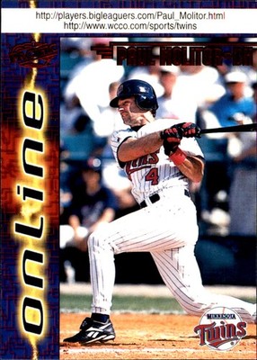 Paul Molitor 1998 Pacific Online #427 Minnesota Twins FREE SHIPPING ...