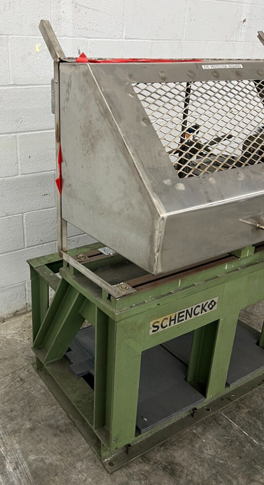SCHENCK TREBEL HS2B HORIZONTAL BALANCING MACHINE/CLEVELAND MOTOR 6 ...