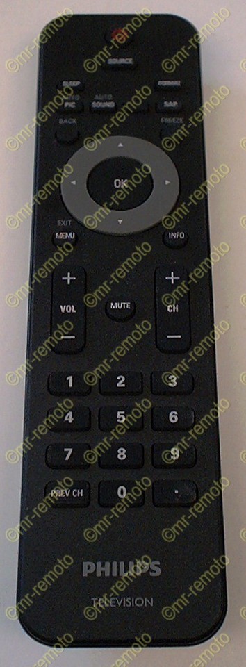 PHILIPS Remote Control TV 19PFL3504D 19PFL3505D 19PFL4505D 22PFL3504D ...
