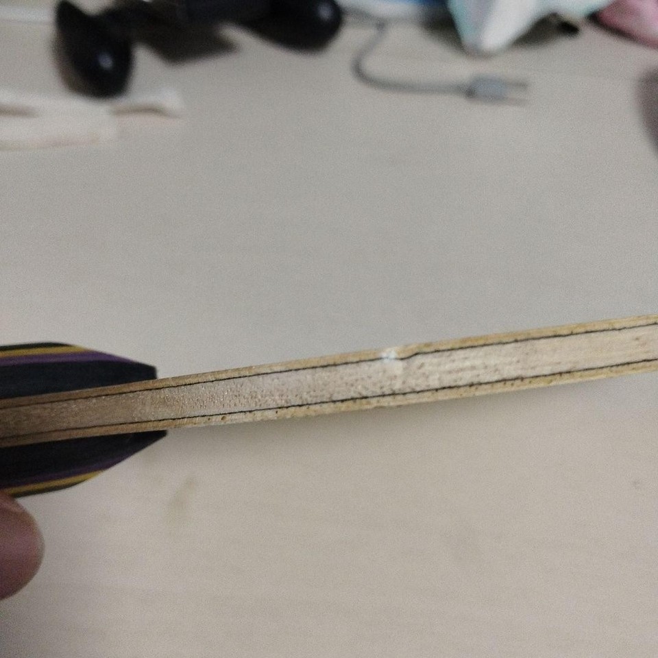 KIRIN Loki K3 Table Tennis Racket 7-Ply Wood Speed 78 Control 32 Spin ...