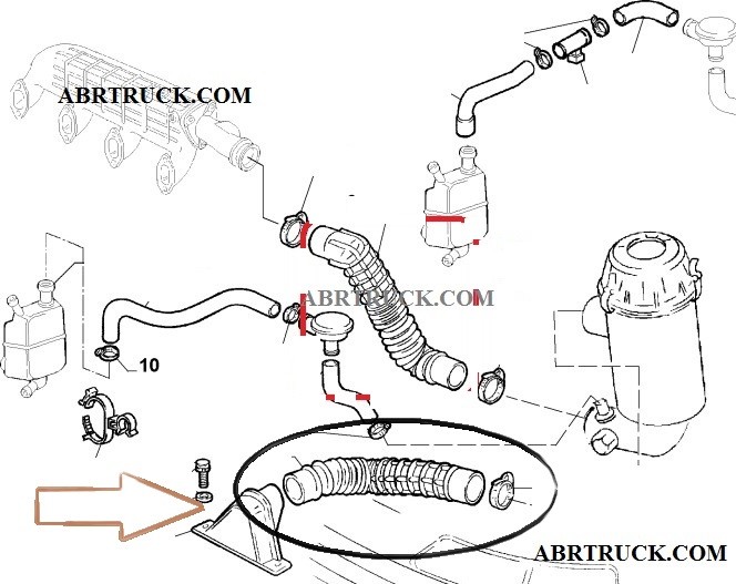MANICOTTO TUBO ASPIRAZIONE FILTRO ARIA PER FIAT DUCATO BOXER JUMPER 1313440080 | eBay