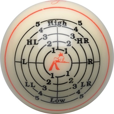 Jim Rempe IPREM Training Cue Pool Ball | eBay