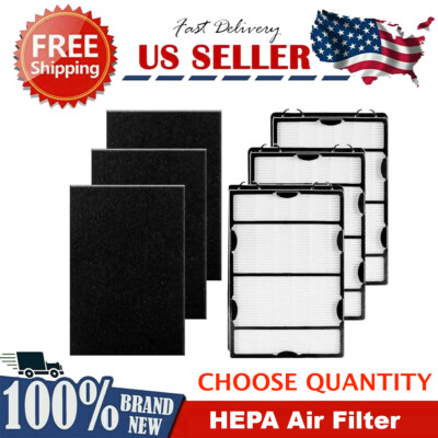 1 10 Pack True HEPA Carbon Filter for GE 106633 106853 106643 Air Purifier eBay