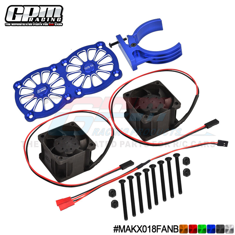 GPM Alu 7075 Motor Heatsink &Dual Cooling Fan&Adjust Mount Kraton ...