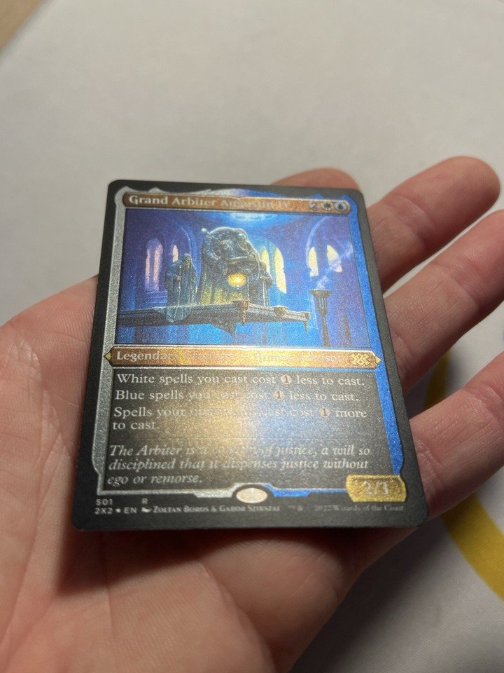 MTG Grand Arbiter Augustin IV Foil Etched #501 Double Masters 2022 R NM ...