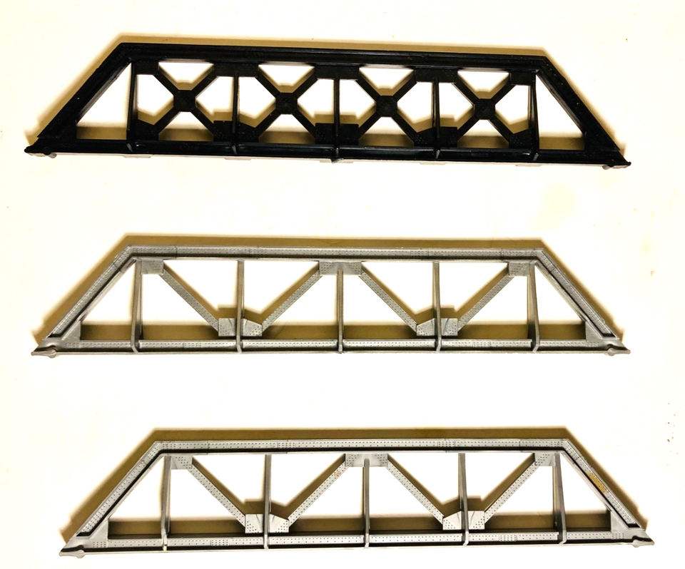 HO Scale Model Railroad Bridge Parts-Girders, Sides, Piers And Bridge ...