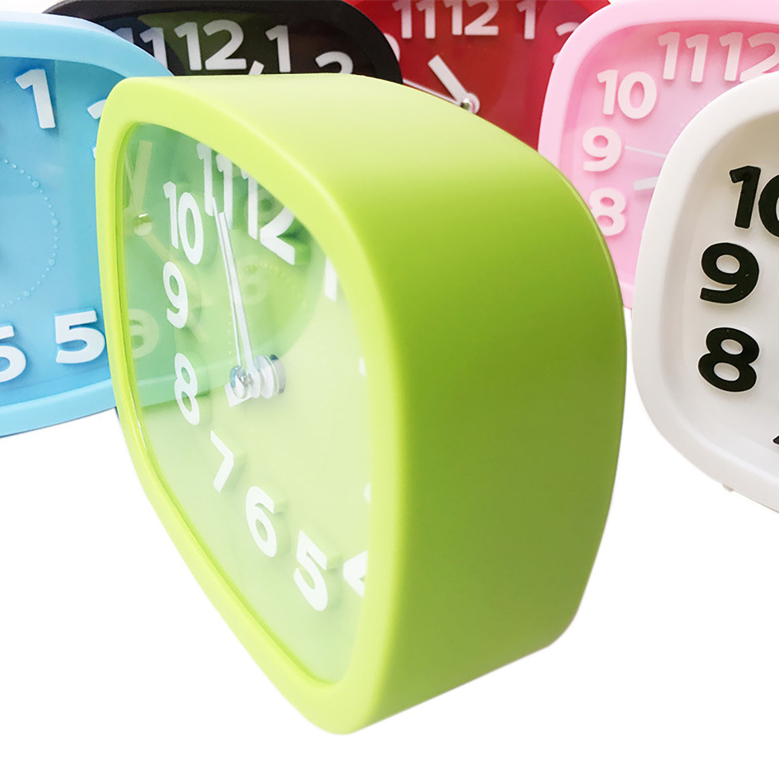 Analog Clock Beep Sounds Easy to Use Bedside Non-ticking Alarm Clock | eBay