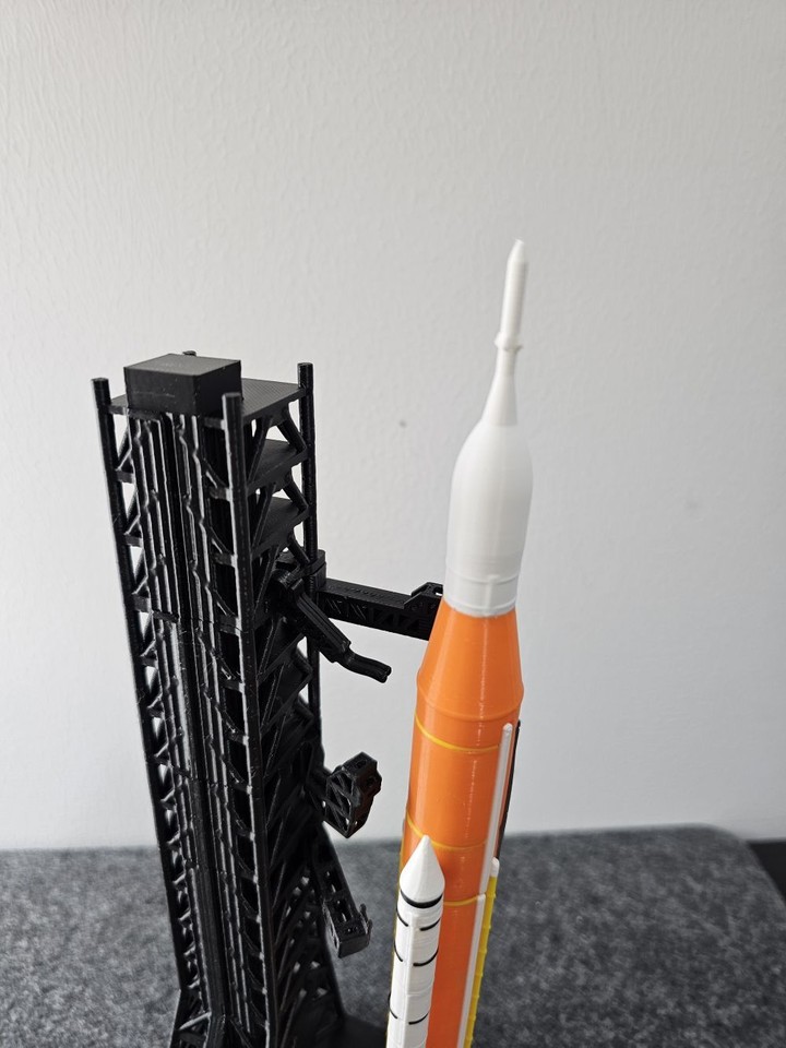 1:400 Scale NASA Artemis SLS Orion Launch Tower Set Rocket Model | eBay