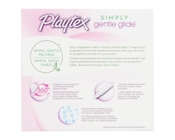 4 Boxes of Playtex Gentle Glide 360 Tampons Unscented Super Plus 36 ...