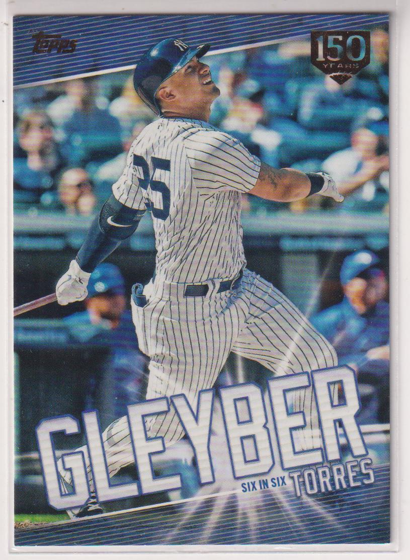 2019 Topps - Target Star Player Highlights Gleyber Torres #GT-17 150th ...