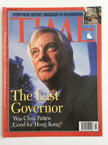 TIME MAGAZINE June 9 1997 The Last Governor, Was Chris Patten Good for Hong Kong | eBay