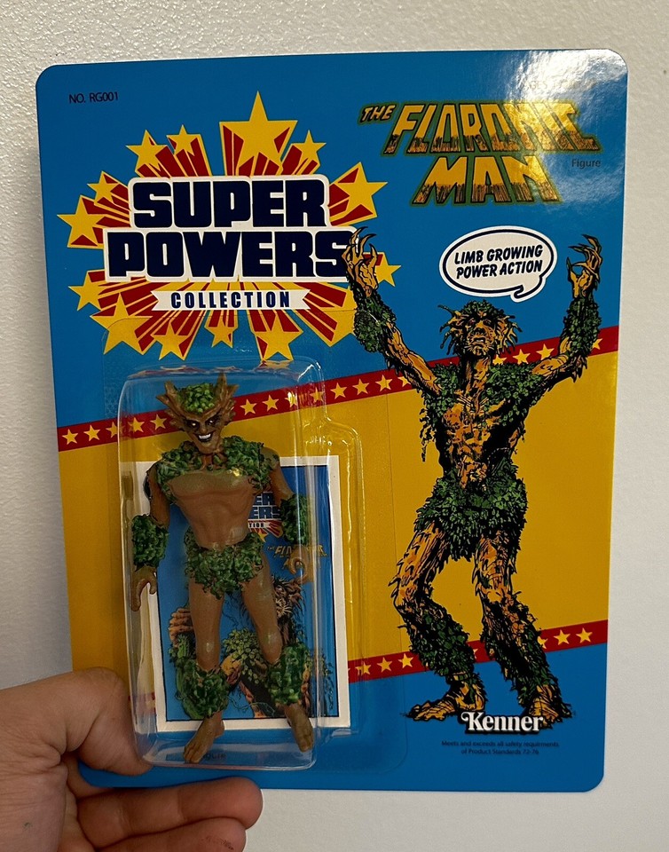 Custom DC “Kenner” Super Powers FLORONIC MAN Figure -MOC- With ...