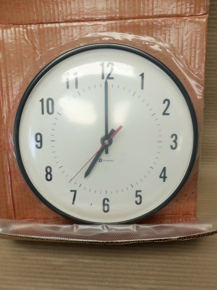 New Open Box Simplex 6310-9190 Wall Clock | eBay