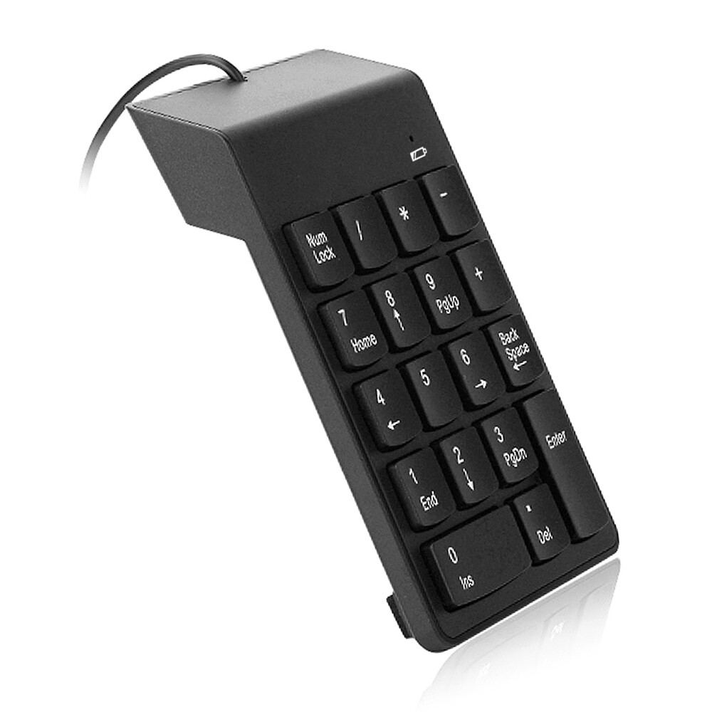 Wired USB Digital Numeric Keypad 18 Keys Number Pad for Pro PC Laptop ...