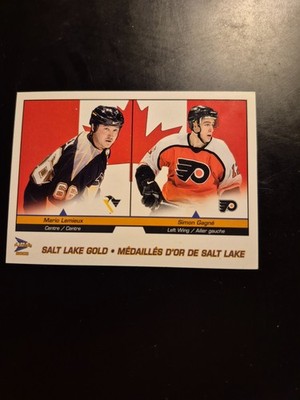 MARIO LEMIEUX SIMON GAGNE 2002-03 McDonald's Pacific Salt Lake Gold 10 ...