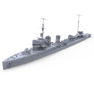 SSC600732 1/600 Model Kit Italian Turbine Class Destroyer Turbine 1927 ...