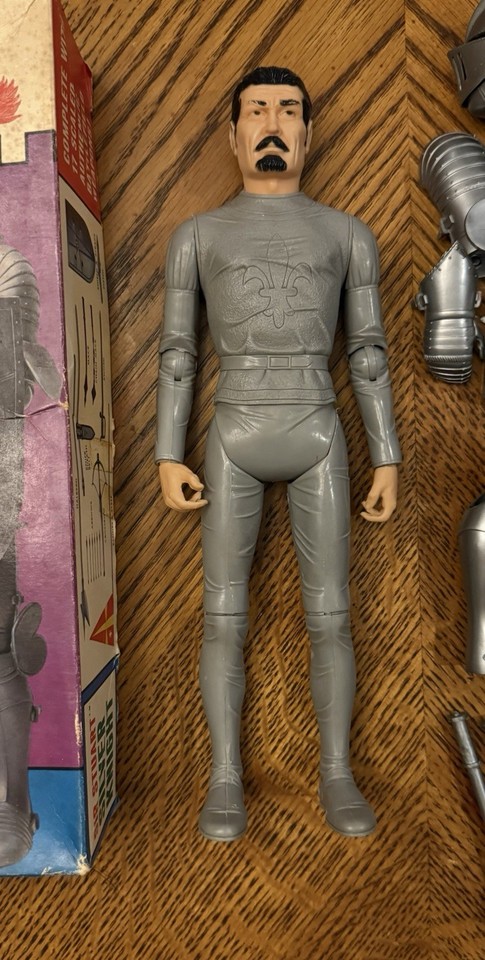 Vintage Johnny West Marx Sir Stuart Silver Knight 2nd Edition MOD Box ...