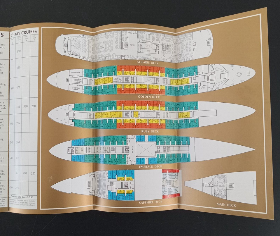MS STELLA MARIS / SOLARIS / OCEANIS Sun Line Mediterranean Brochure 12/ ...