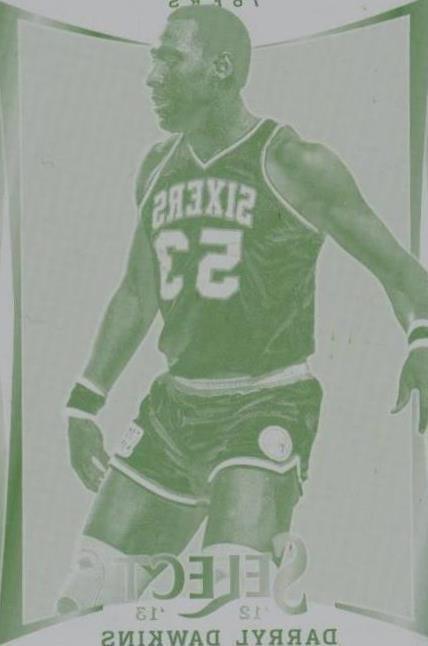 2012-13 Panini Select - Darryl Dawkins #126 Printing Plate Yellow /1 ...