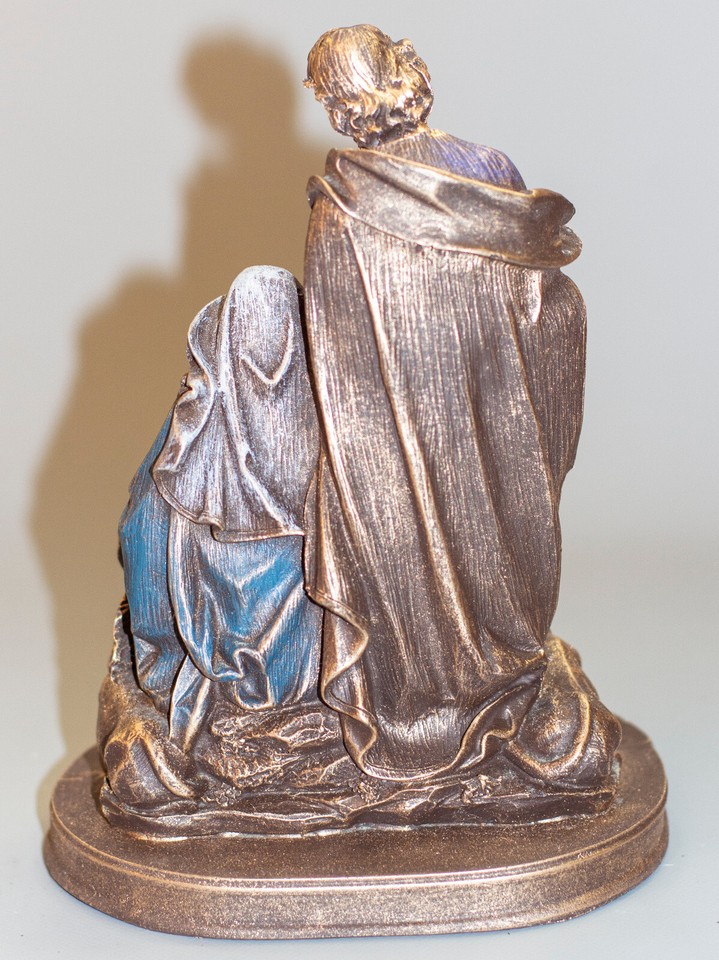 Creche Nativity Scene Holy Family Figurines Religious Xmas Crib Baby ...