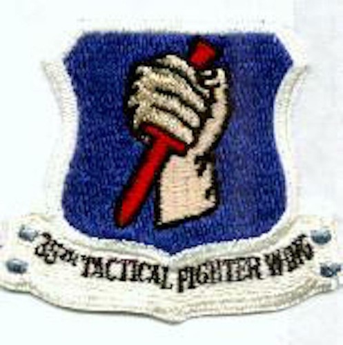 AIR FORCE 35TH TACTICAL FIGHTER WING CREST MILITARY EMBROIDERED JACKET ...