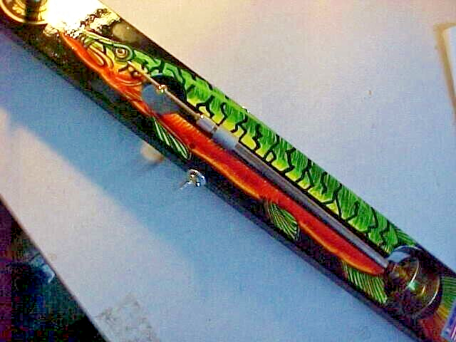 1 BEAVER DAM ARCTIC FISHERMAN FIRETIGER FISH COLOR TIPUP | eBay