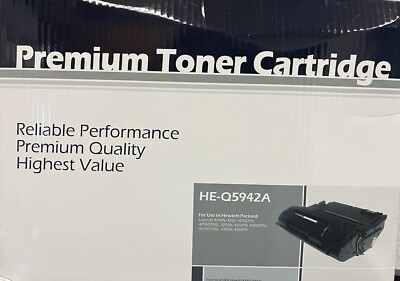 Premium Toner HP 42A Black Standard Toner Cartridge HE-Q5942A New ...