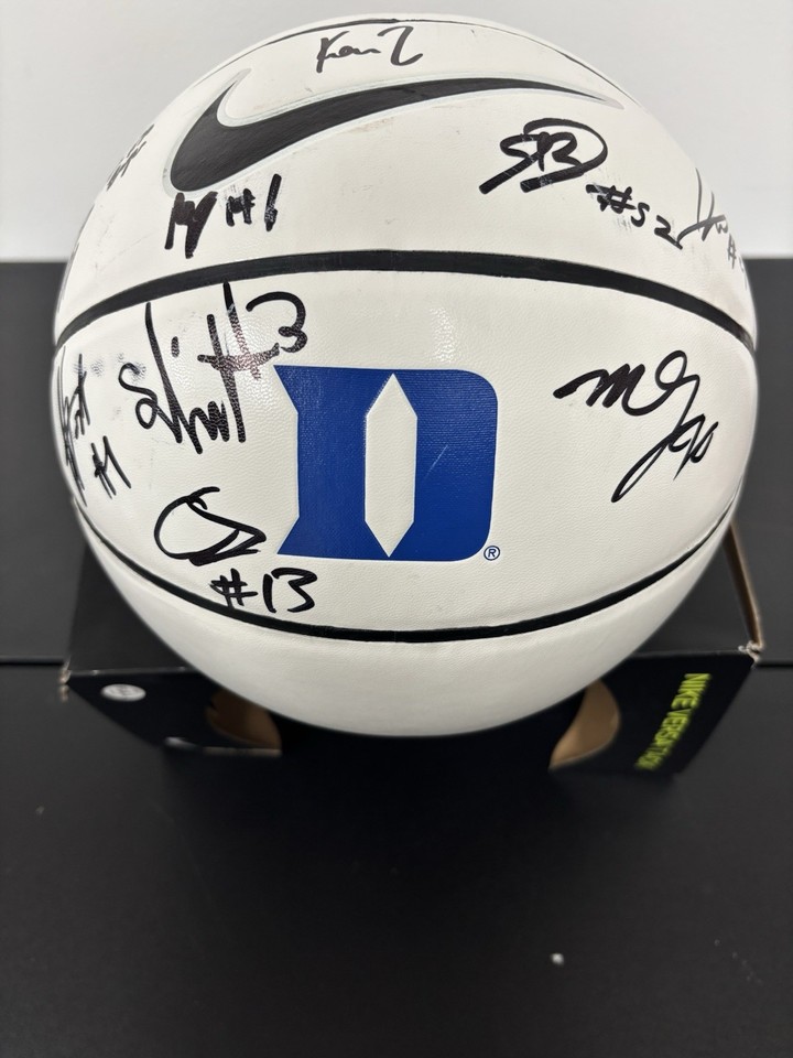 2025 DUKE BLUE DEVILS TEAM signed autographed BASKETBALL Jsa Coa. Read ...
