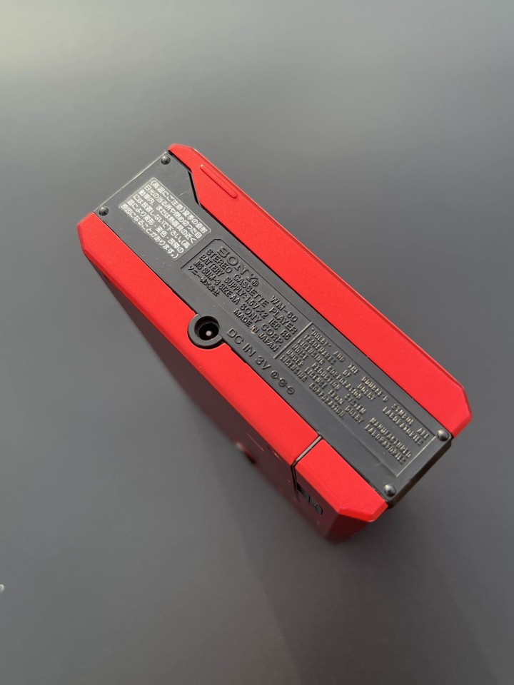 Sony Walkman WM-60 Red Portable Cassette Player - Working | eBay