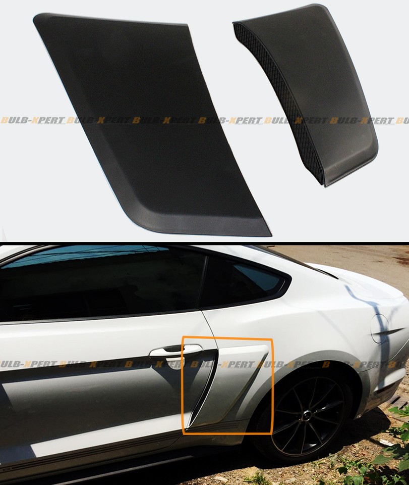 For 2015-2023 Ford Mustang GT Style Rear Fender Penal Flare Side Scoops ...