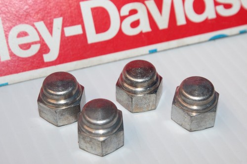 4 Harley FL FX Shovelhead XL Sportster Rocker Arm Shaft End Cap Nuts ...