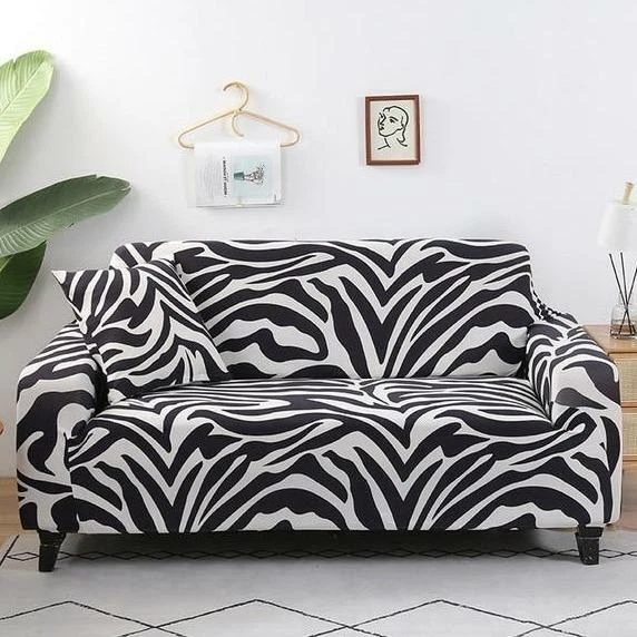 Zebra Print Sofa Sleeper | Baci Living Room