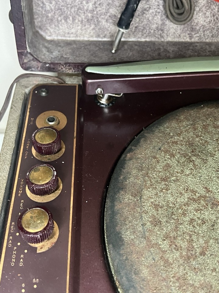 Aircastle Airline Reproducer Vintage Lathe Record Cutter | eBay