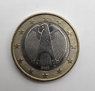2002 D Germany (Munich) 1 Euro circulated KM#213 (X2) | eBay