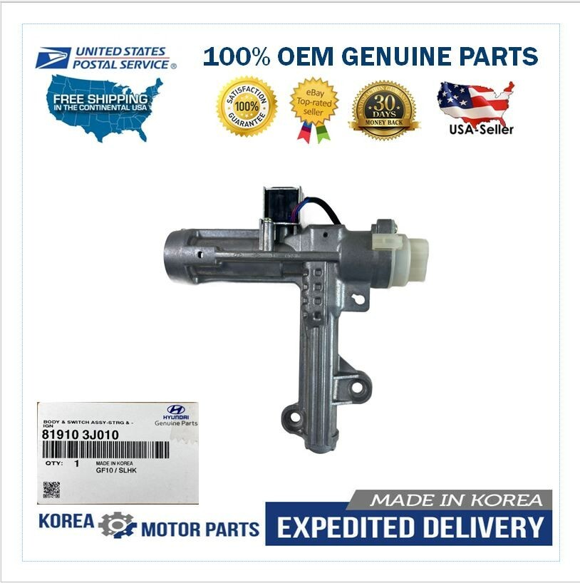 GENUINE IGNITION BODY & SWITCH ASSEMBLY FOR 07-12 HYUNDAI VERACRUZ ...