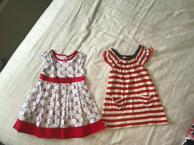 Baby Girls Dress x 2 - Size 2 - Pumpkin Patch, Green Little Rascals ...