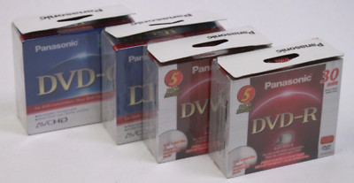 4X 5 Pack Panasonic LM-RF30V5 8cm BLANK MINI DVD-R DISCS for DVD ...