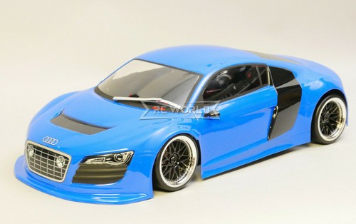 1/10 RC Car BODY Shell AUDI R8 Body 200mm *Unpainted* W/ Wing CLEAR | eBay