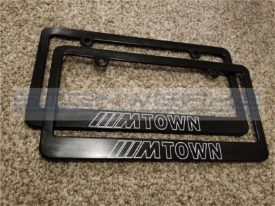 BMW M Town License Plate Frames Outline M2 M3 M4 M5 M6 X3 X5 X4 Z4 X5 ...