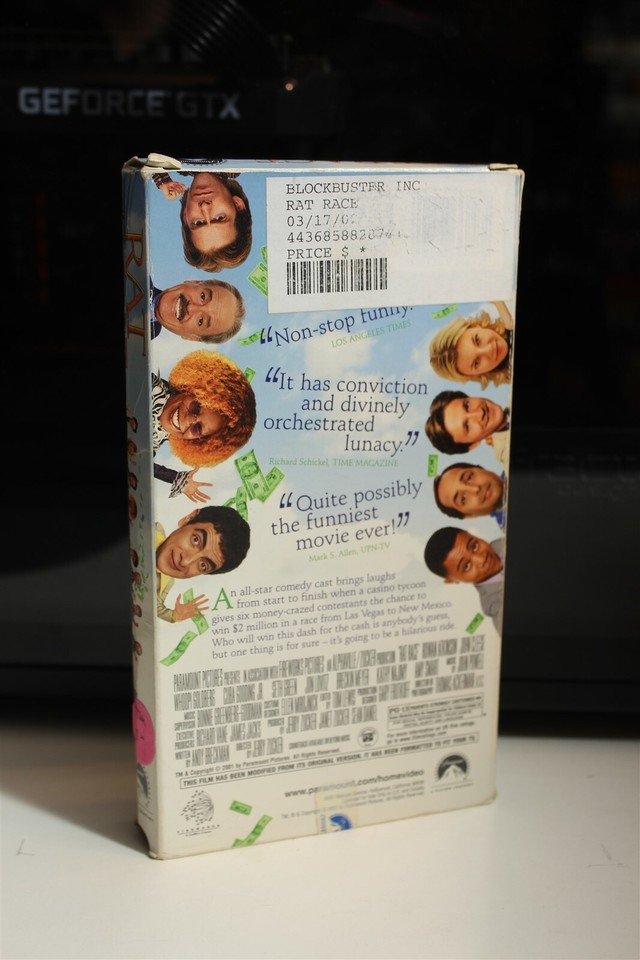 Rat Race VHS Comedy; Adventure; Action | eBay